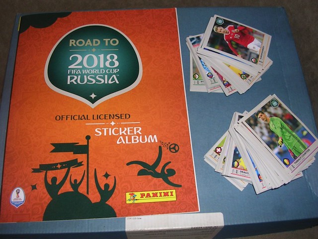 ROAD TO RUSSIA 2018 PANINI KOMPLETAN SET I PRAZAN ALBUM