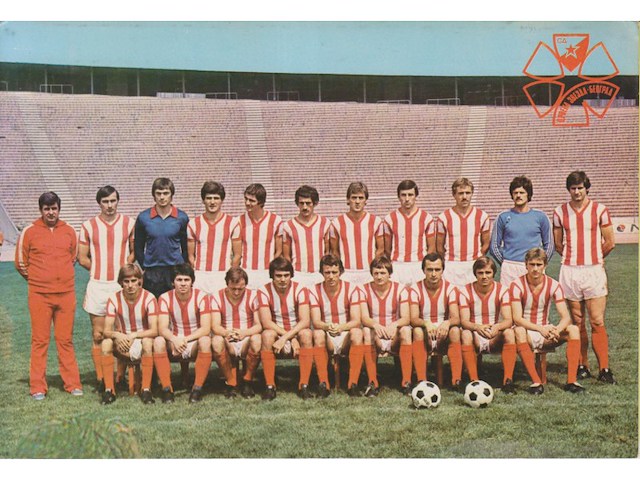 FUDBALSKI TIM CRVENA ZVEZDA / SEZONA 1976/77 !!!!!!!!!!