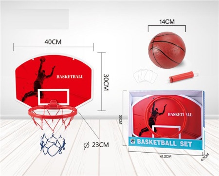 Tabla za košarku (zidna) sa loptom i pumpom ( MKM608557 )