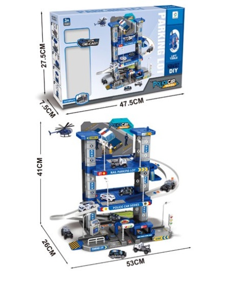 Merx policijska garaža sa helihopterom ( ms79083 )
