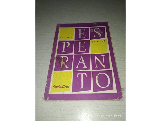 ESPERANTO Antonije Sekelj
