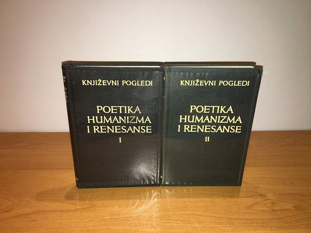 POETIKA HUMANIZMA I RENESANSE I-II