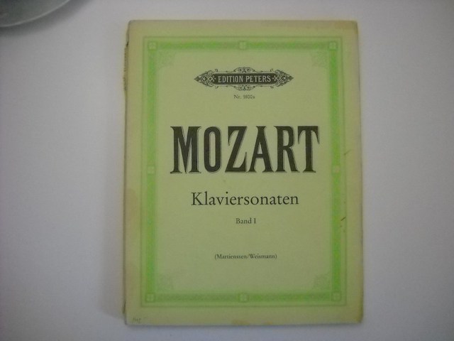 MOZART Klaviersonaten  deo I