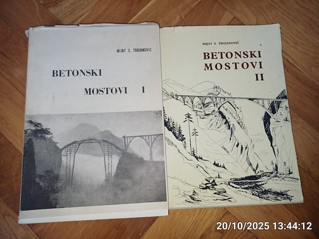 MIJAT TROJANOVIĆ, BETONSKI MOSTOVI 1-2