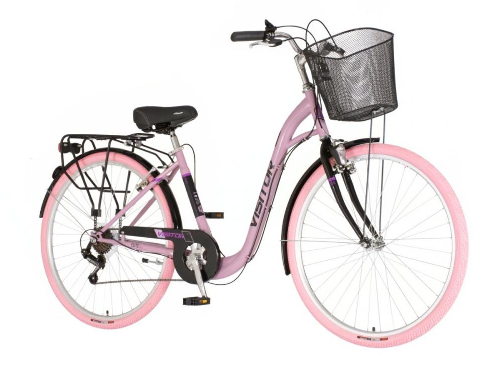 Bicikl Visitor Elite 28" rozo crni