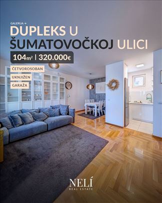 HITNA prodaja - Duplex u Šumatovačkoj ulici