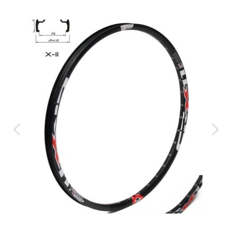 FELGA RIM 27.5" (584x19), X11 36rupa EYELETS CRNA