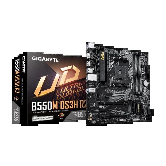 Matična ploča AM4 Gigabyte B550M DS3H R2 1.0 HDMI/DVI/M.2