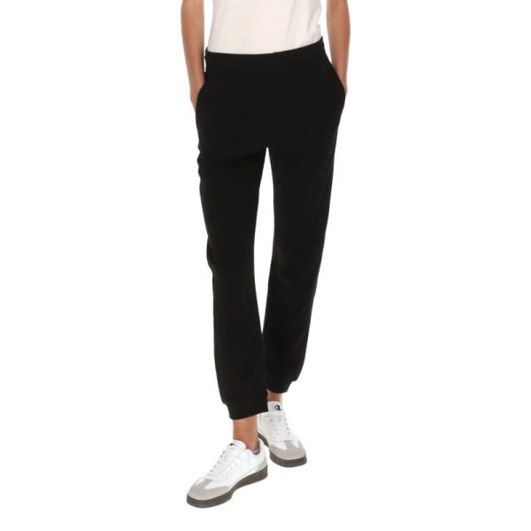 Champion-Crni ženski donji deo trenerke Rib Cuff Pants