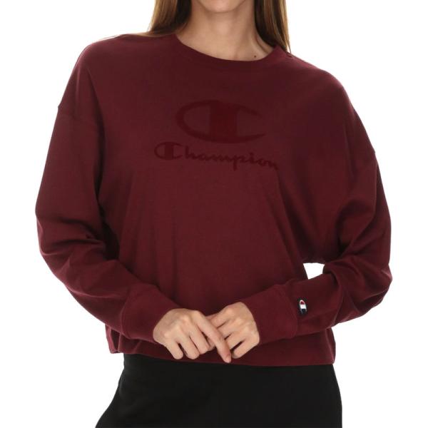 Champion-Crveni ženski duks Crewneck Sweatshirt