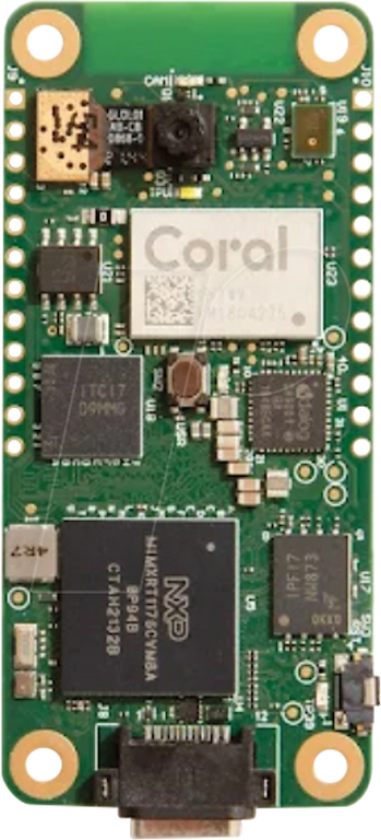 Coral Dev Board Micro, dvostruko jezgro i AI akcelerator Google Edge TPU, kamera