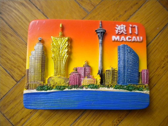 MAKAO MACAU, magnet za frizider