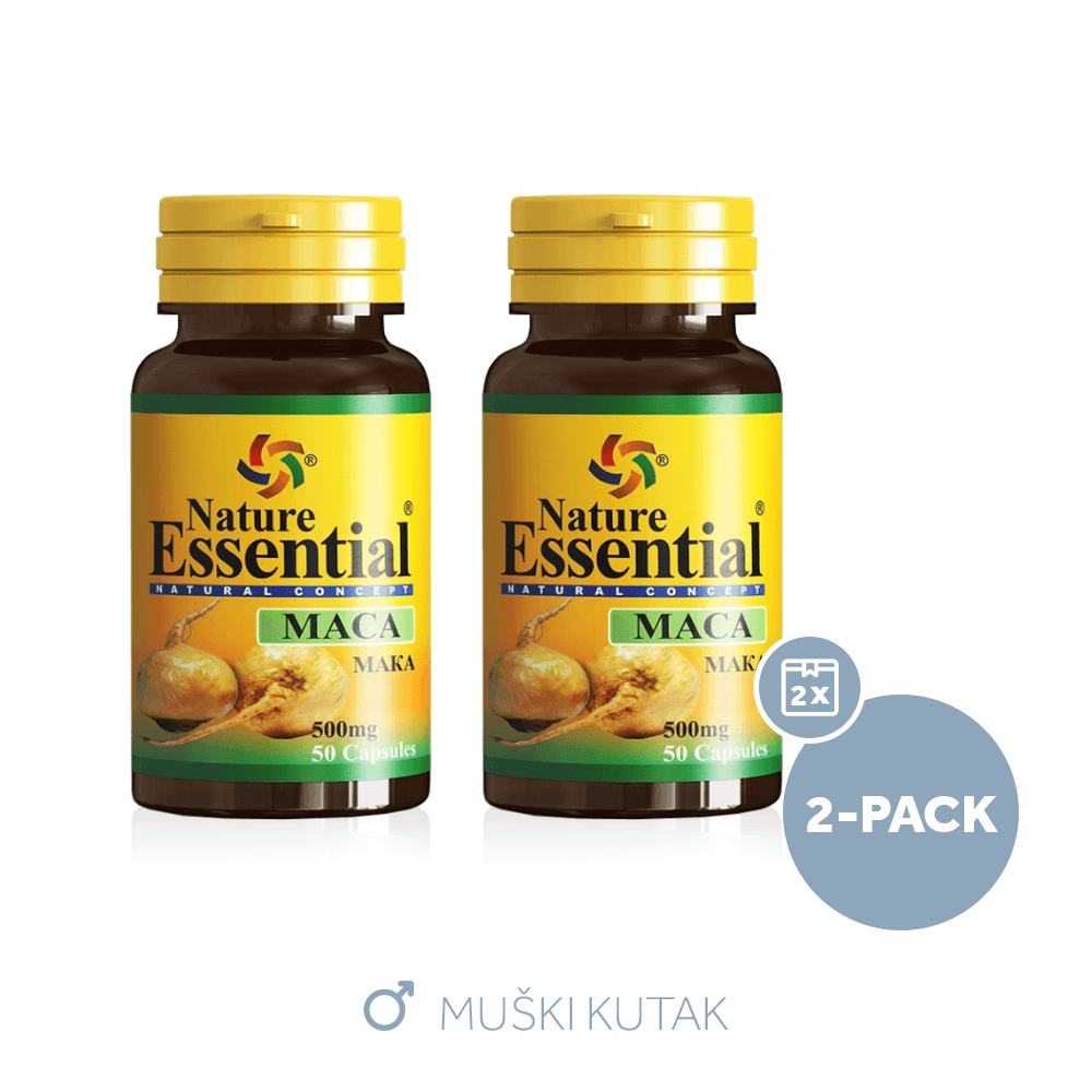 Nature Essential Maca 50 kapsula, 2-Pack