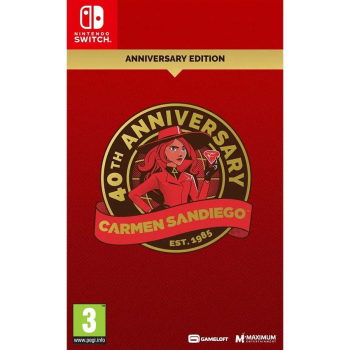 SWITCH Carmen Sandiego 40th Anniversary Edition