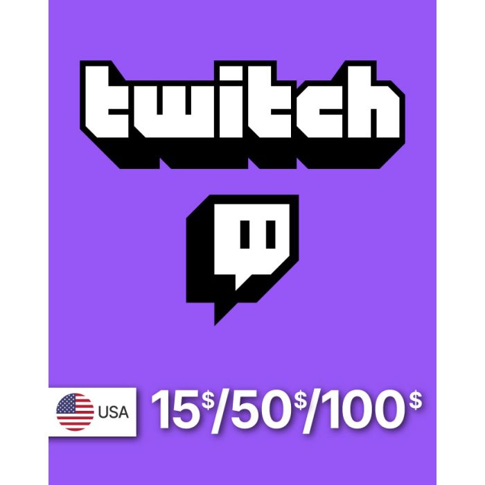Twitch - Gift Card (USA) / Digitalna dopuna