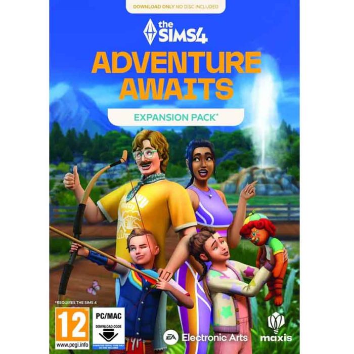 PCG The Sims 4: Adventure Awaits (EP20) (Code in a Box)