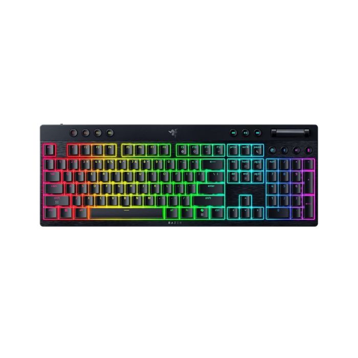 Tastatura Razer BlackWidow V4 HyperSpeed Low Profile Wireless Green Clicky