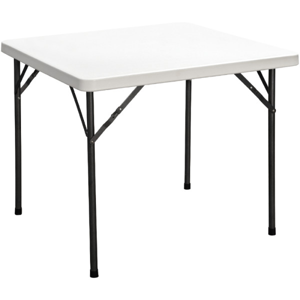 Sklopivi plasticni sto 88x88cm beli