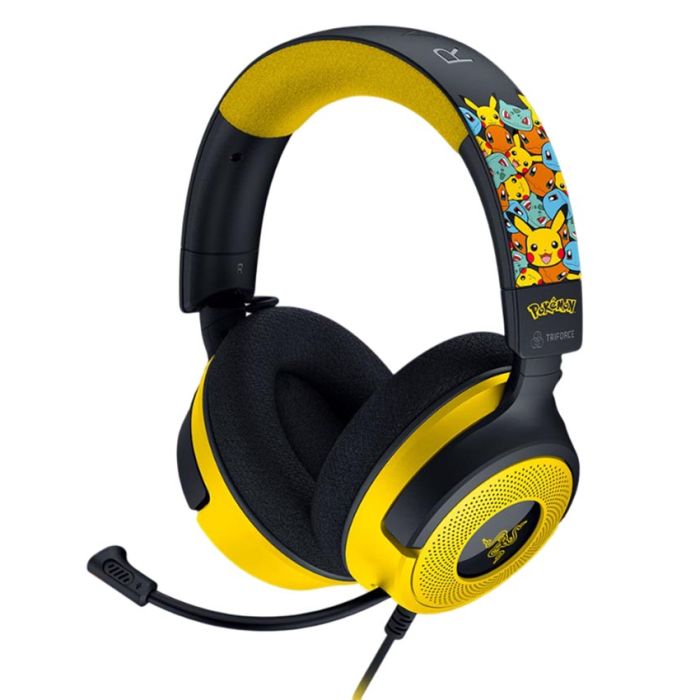 Slušalice Razer Kraken V4 X - Wired Gaming Headset - Pokemon Kanto Starter Editi