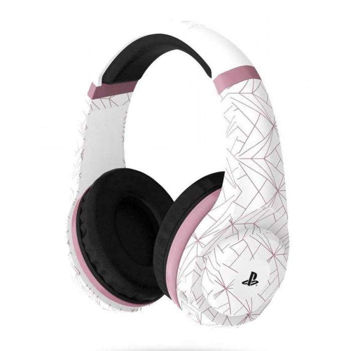 Gejmerske slušalice 4Gamers Rose Gold Edition - Abstract White