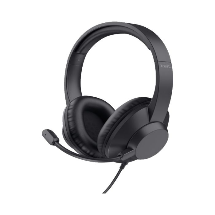 Slušalice Trust AYDA MAX USB Headset USB-C/USB-A Black