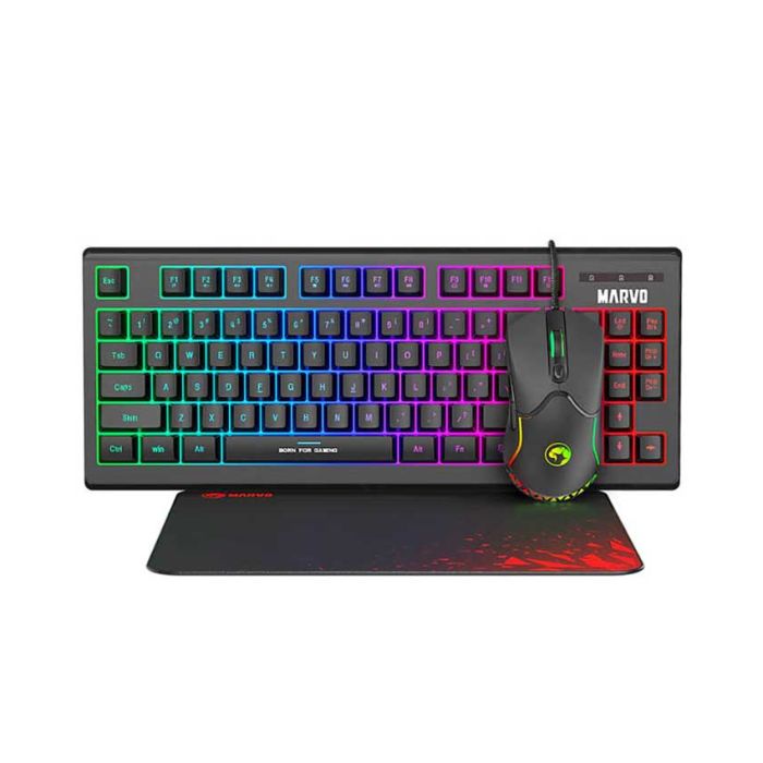 Tastatura + miš + podloga Marvo CM310 Black