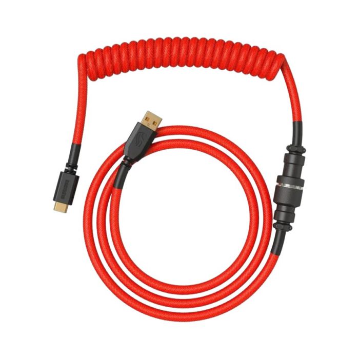Kabl Glorious Coiled Cable USB-C Crimson Red