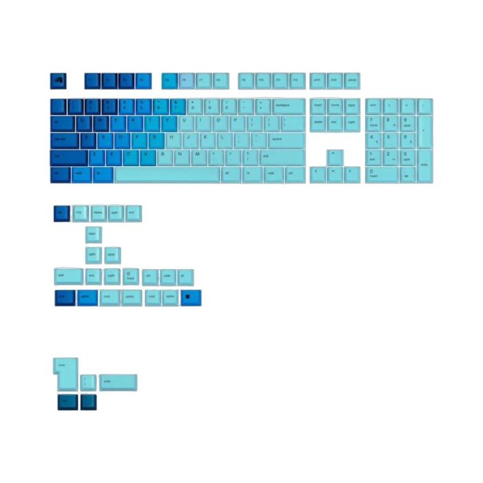 Keycaps Glorious GPBT Gradient Ocean (Kapice za tastaturu)