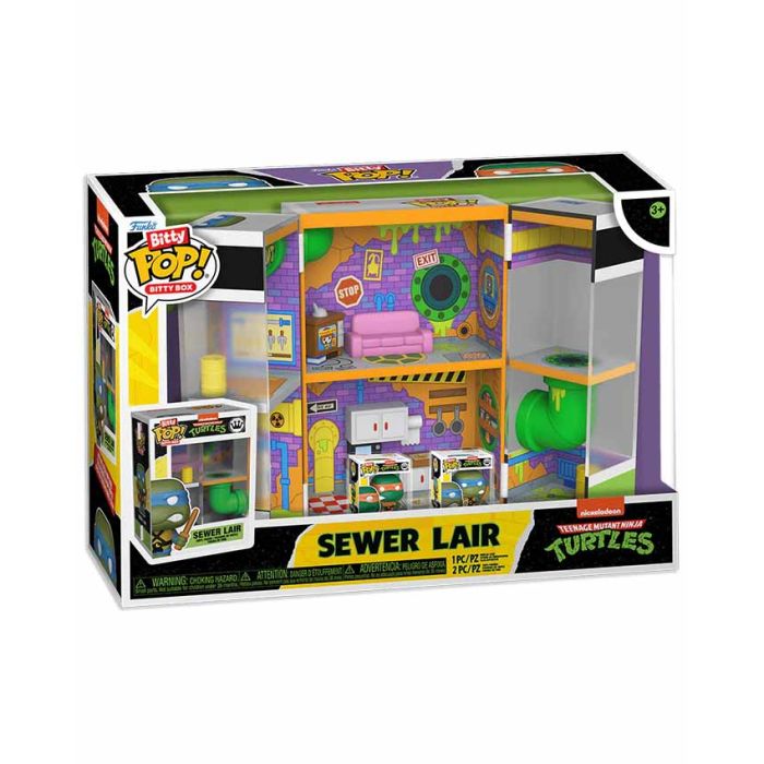 Figura Funko Bitty Boxes POP! TMNT - Sewer Lair