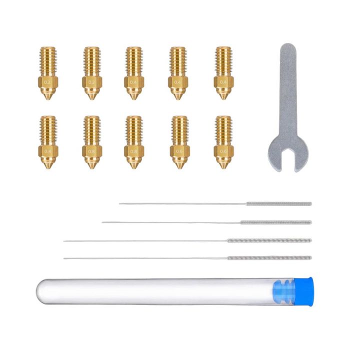Hotend kit Elegoo Neptune 4/4 Pro Multi-size Brass Nozzle Pack Brass