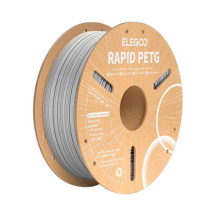 Filament Elegoo RAPID PETG 1.75mm 1kg Grey