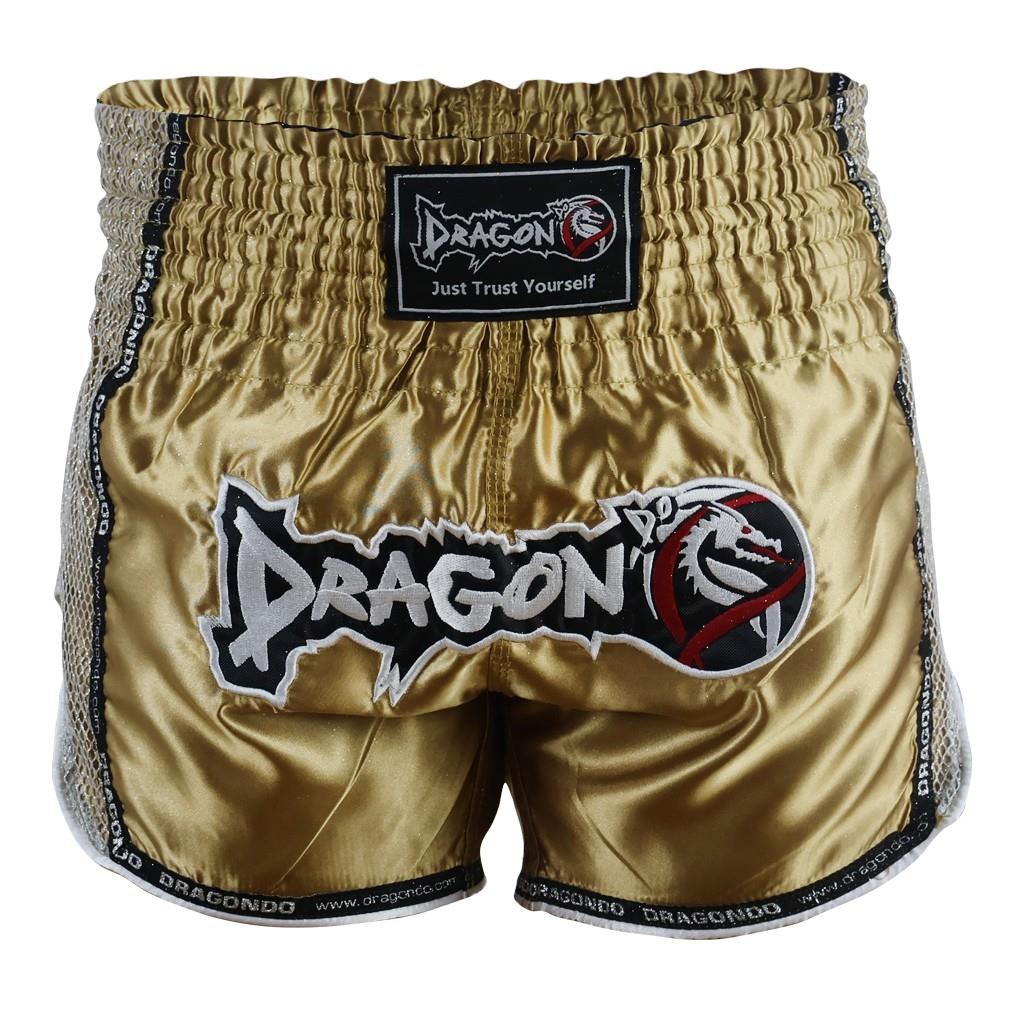 DRAGONDO GOLD MUAY THAI SHORTS