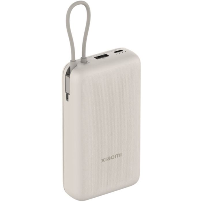 Power Bank Xiaomi 20.000mAh 33W (Integrated Cable) Tan