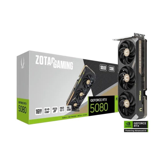 Grafička kartica Zotac GeForce RTX 5080 16GB GDDR7 256bit Solid Core Gaming