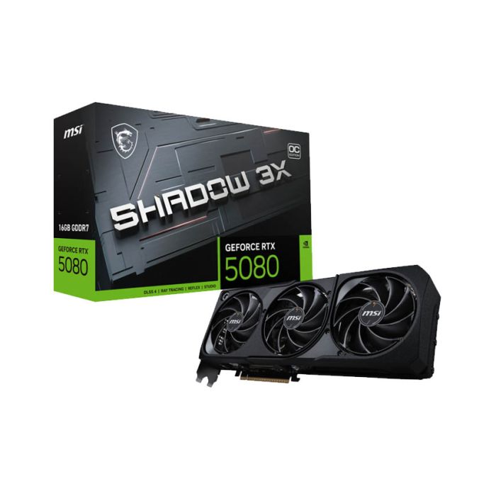 Grafička kartica MSI GeForce RTX 5080 16GB GDDR7 256bit Shadow 3X OC