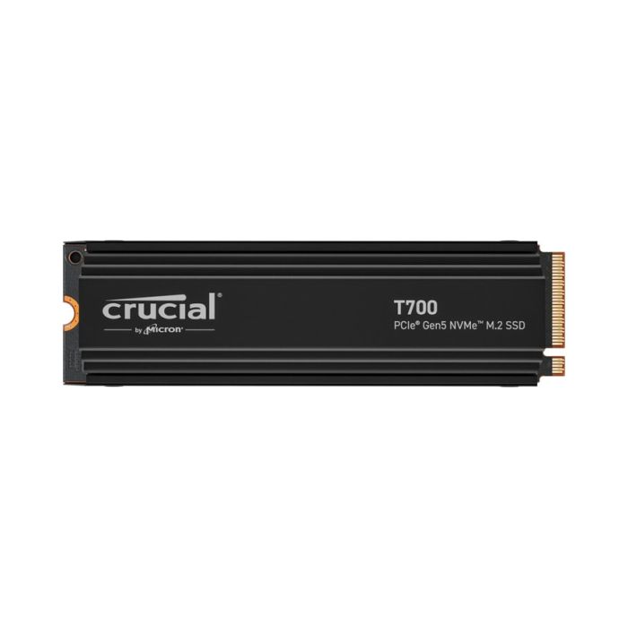 SSD Crucial T700 4TB PCIe Gen5 NVMe M.2 Heatsink Black