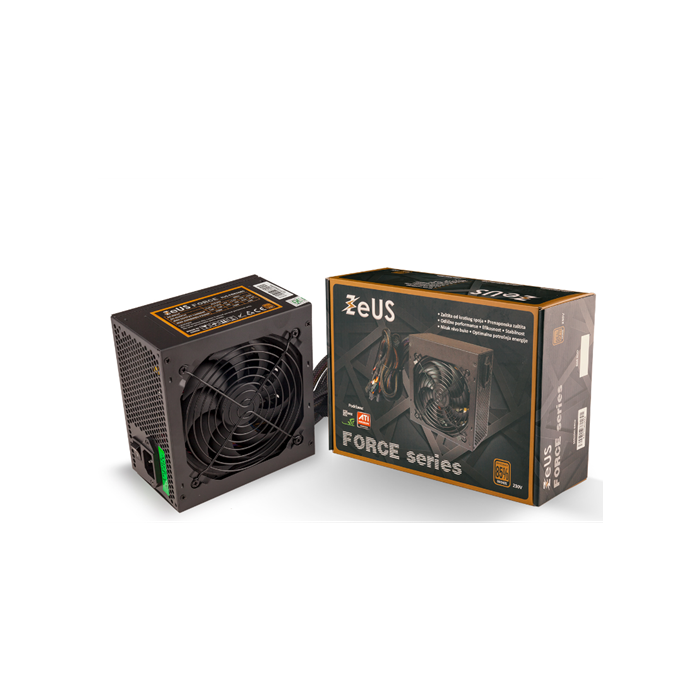 Napajanje ZEUS 600W ATX ZUS-FOR600S 80+ Bronze