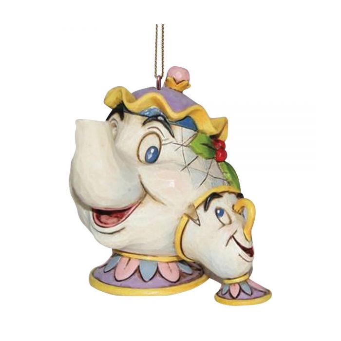 Figura Mrs Potts and Chip Hanging Ornament