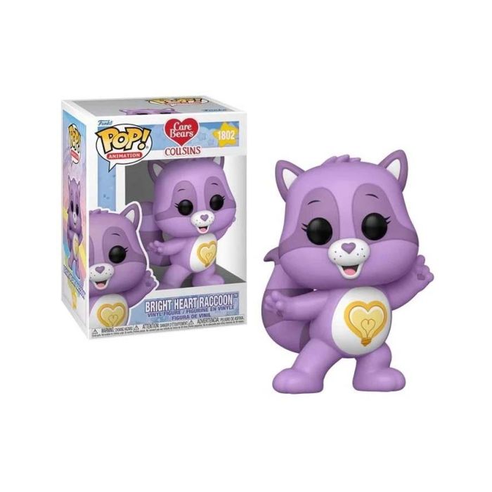 Figura Funko POP! Care Bears Cousins - Bright Heart Raccoon