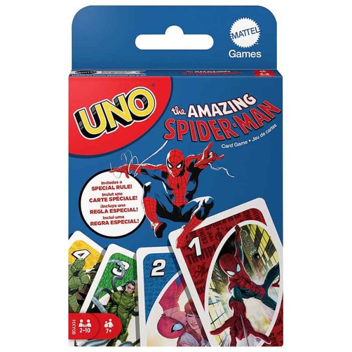 Društvena igra Mattel UNO - The Amazing Spider-Man - Card Game