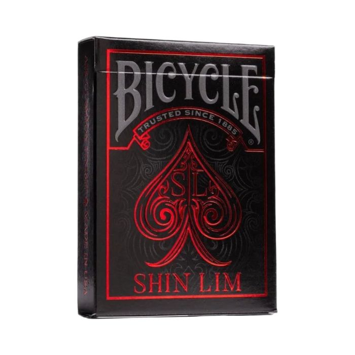 Karte Bicycle Shin Lim Playing Cards Red/Silver