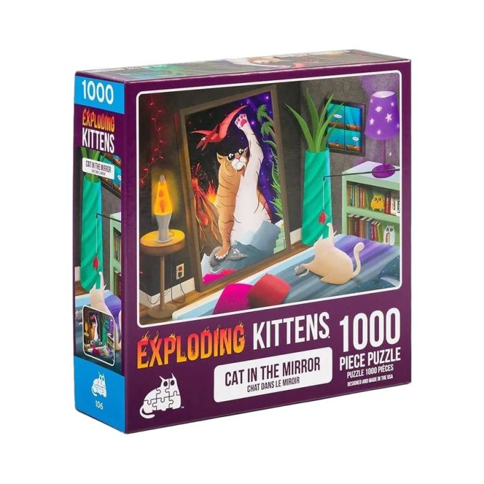 Slagalica Asmodee Exploding Kittens Cat In The Mirror Puzzle Colorful