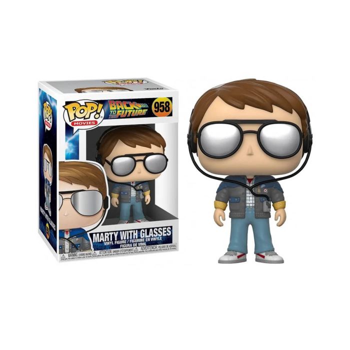 Figura Funko POP! Movie: Back To The Future - Marty w/Glasses