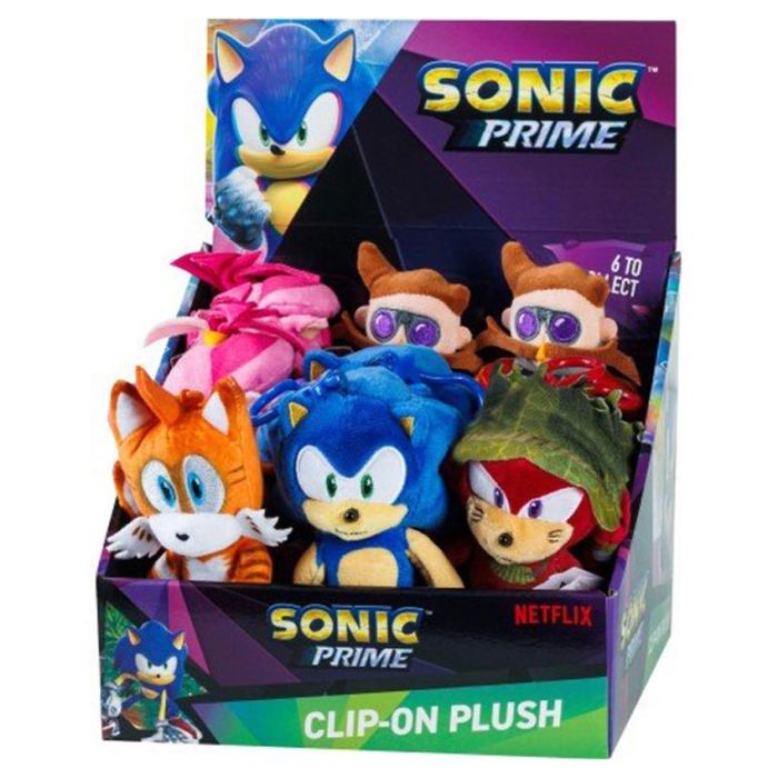 Plišana igračka Sonic Prime Clip On Plush Character (15Cm) (S1)