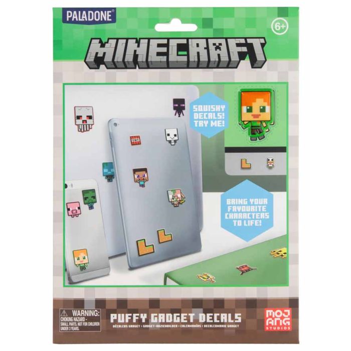 Stikeri Minecraft Puffy Gadget Decals
