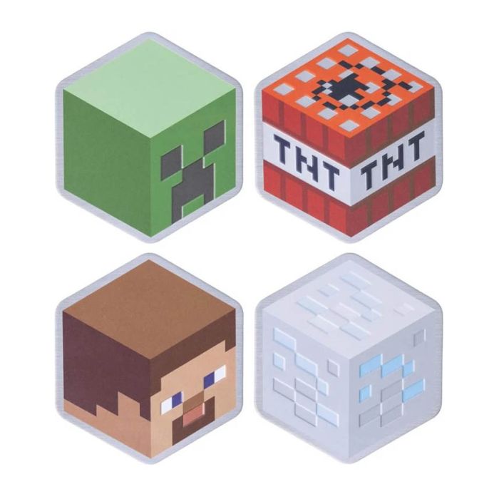 Podmetači Paladone - Minecraft Metal Coasters