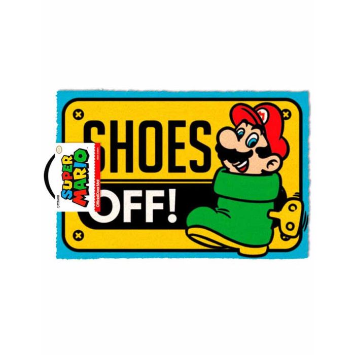 Otirač Super Mario - Shoes Off Doormat