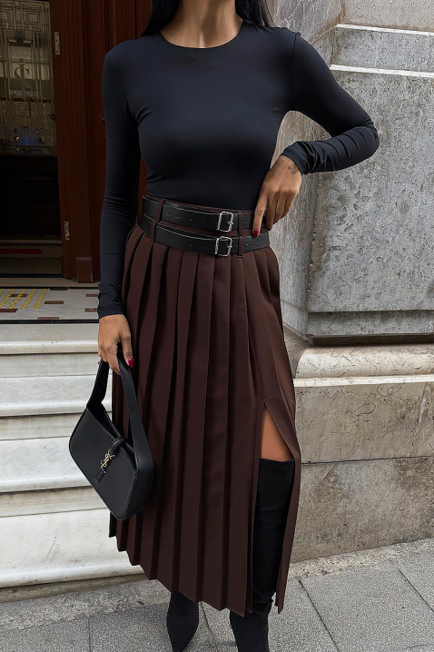 suknja SENSIVA BROWN