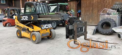 VILJUŠKAR JCB TLT30G TELESKOPSKI NAKLADAČ - ROTATOR VILIC - PLIN