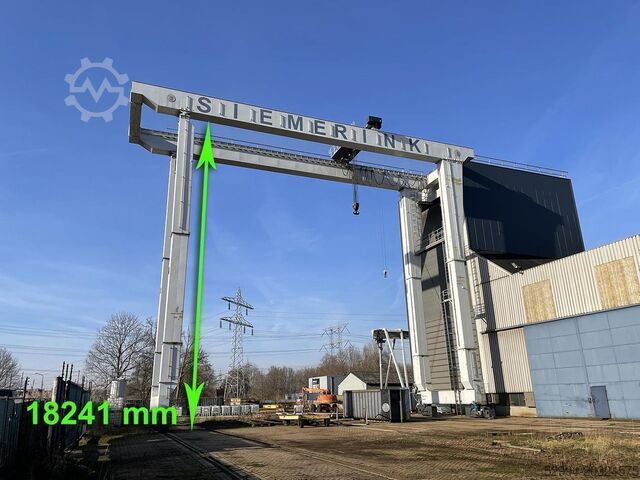 Transporteri, nadzemni Travel Crane, Jig dizalice
SWF Gantry Crane 70 ton + 5 ton x 25 meter